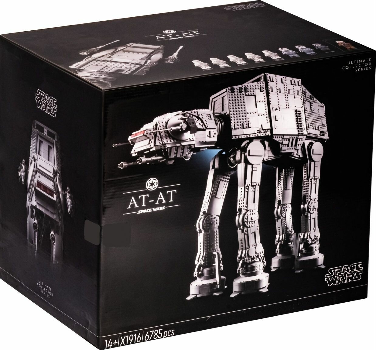 Конструктор Звездные Войны Большой Шагоход AT-AT, 6785 деталей, совместим с Star Wars 75313 Walking AT-AT Робот