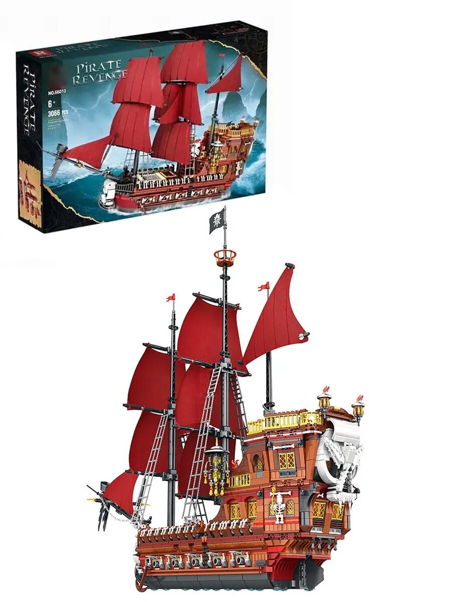 Конструктор Пираты "Месть королевы Анны", 3066 деталей