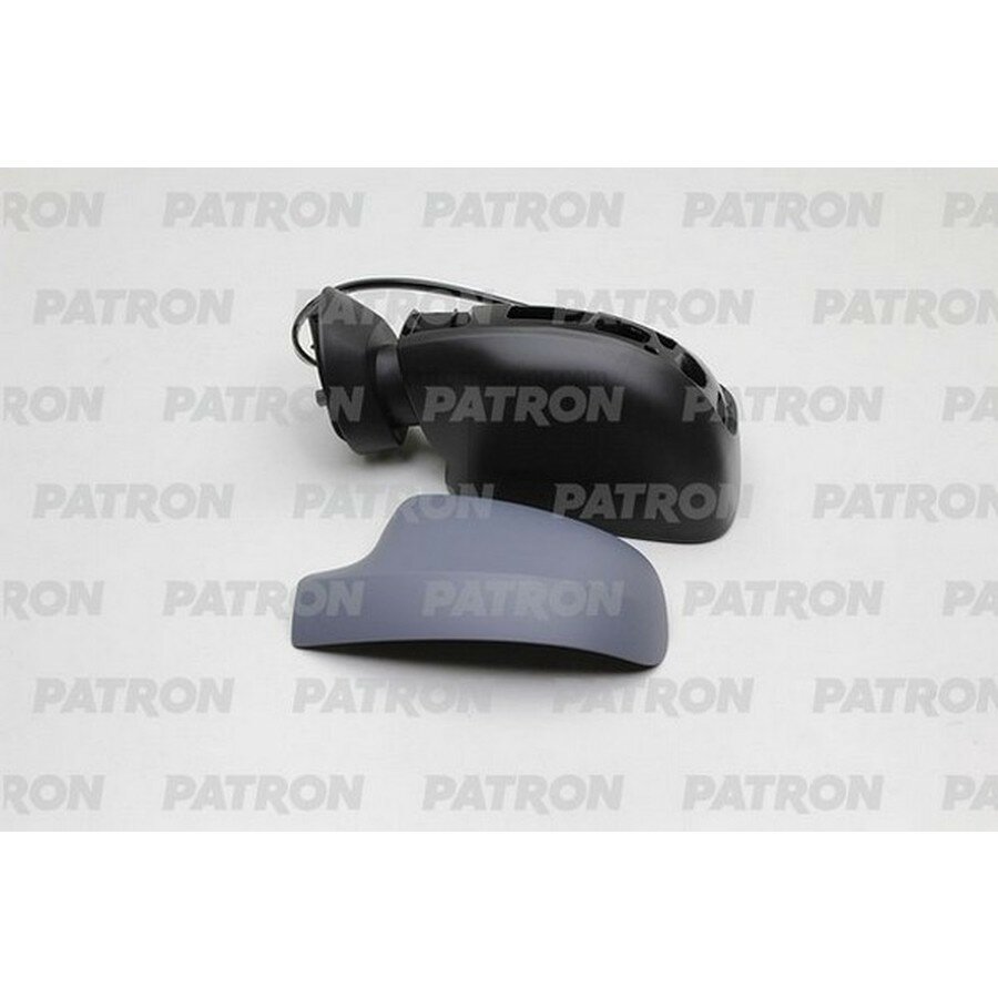 PATRON PMG0803M07 Зеркало наружное в сборе лев, электр, с подогр, грунт, выпукл DACIA: LOGAN (2007-), SANDERO (2008-) /