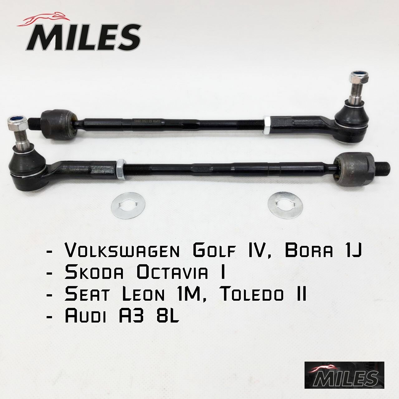 Рулевые тяги с наконечниками SUFIX на VOLKSWAGEN GOLF IV, BORA I, SKODA OKTAVIA I, SEAT LEON 1M, гольф 4, бора 1, октавия 1.