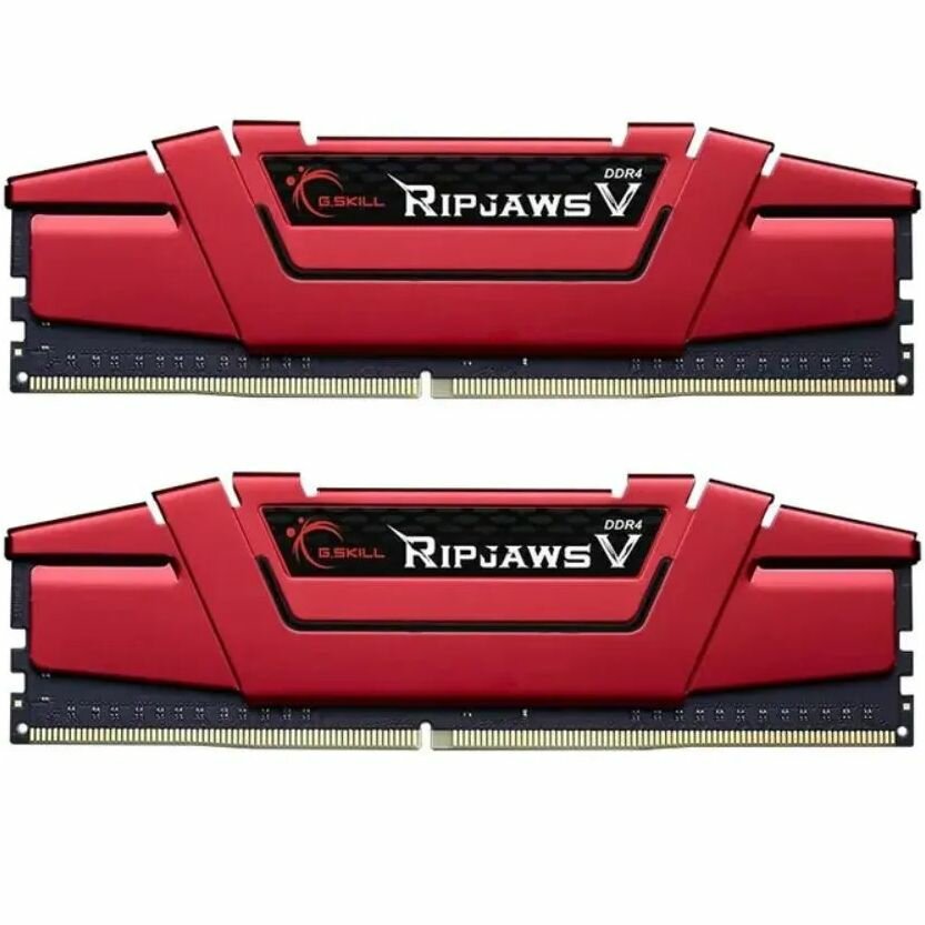 Оперативная память G.Skill Ripjaws V (F4-2666C19D-16GVR) DIMM DDR4 16 ГБ - 2 шт, 2666 МГц