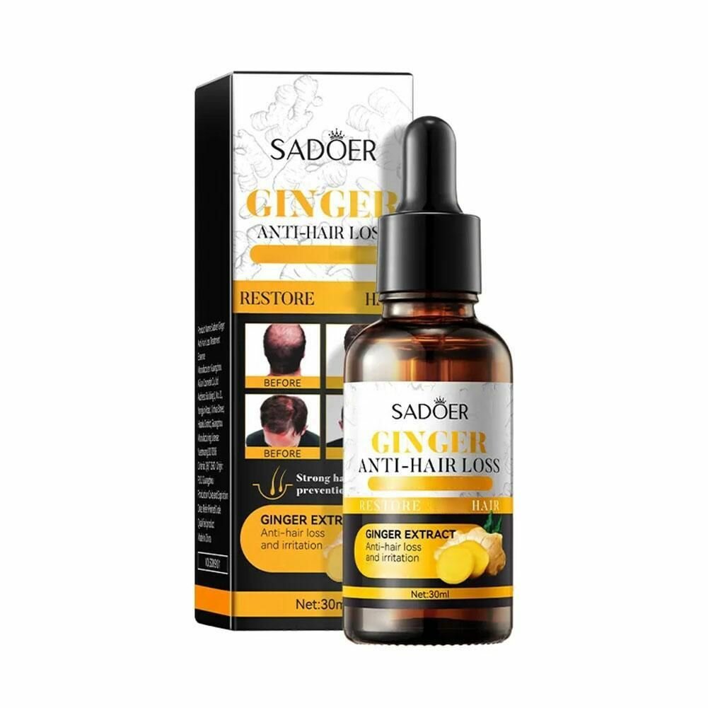 SADOER Масло Hair Growth Serum / Сыворотка для роста волос, для бороды, восстановление, активатор роста, против выпадения, уход за волосами / 30 мл