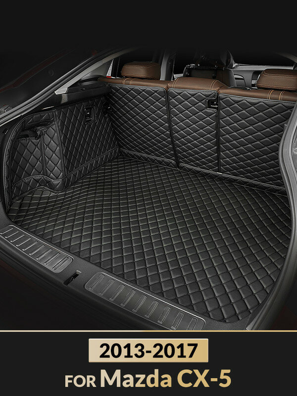 Lutehil Полный комплект (с боковинами) коврик для багажника автомобиля.5 шт. For Mazda CX-5 2012-2017*3PCS Back