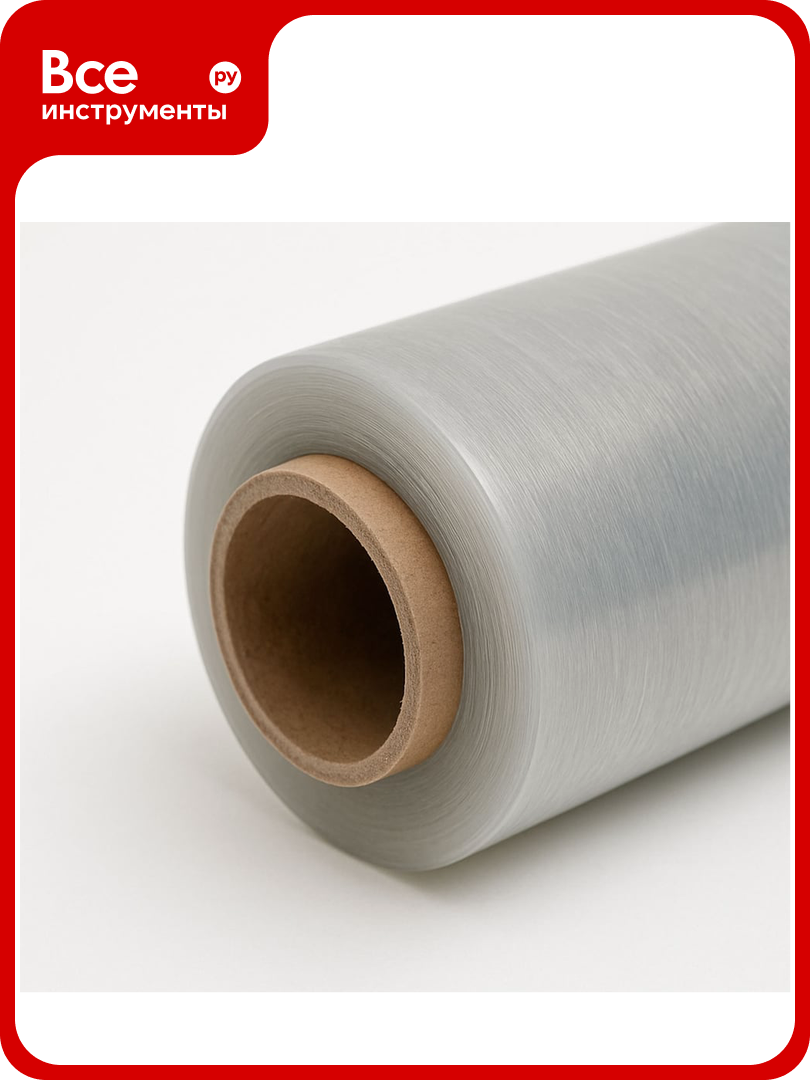 Стрейч пленка пласт империал вторичная прозрачная 2,0кг s2pr20s1, для