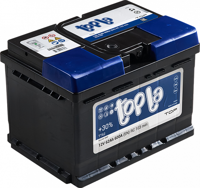Аккумулятор Topla Top 118662 6СТ-62 обр. (низкий) 242x175x175