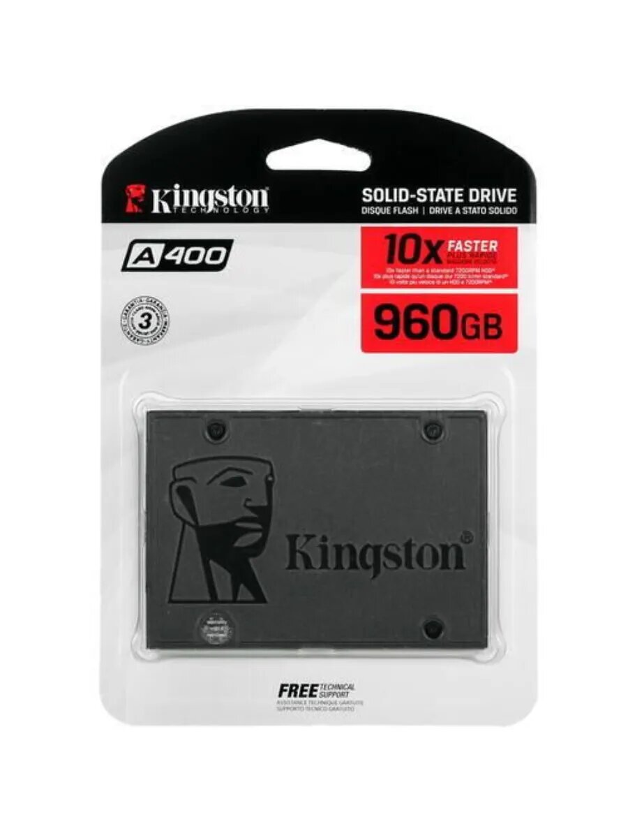 960 ГБ 2.5" SATA накопитель A400 SA400S37/960G - SATA