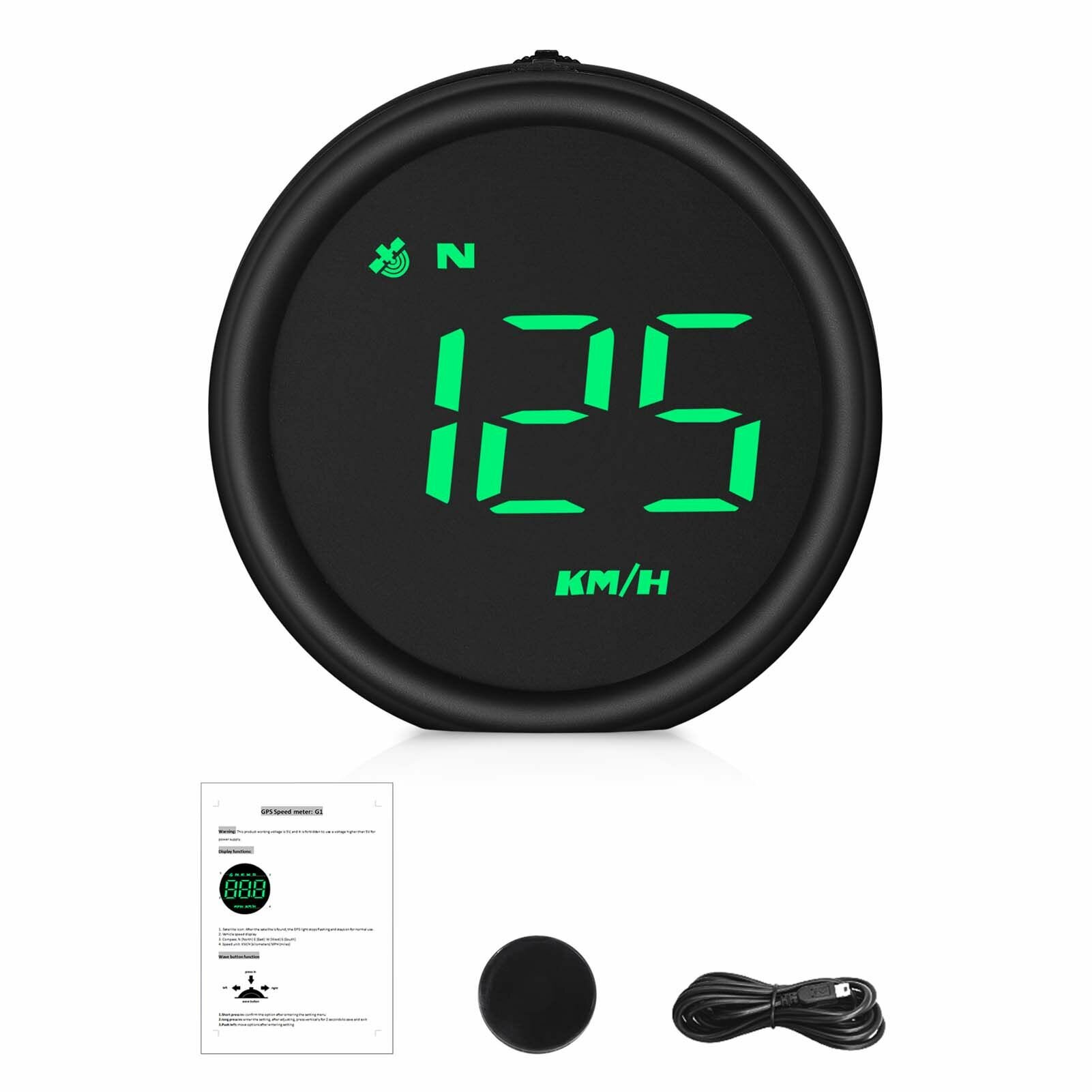 Универсальный GPS спидометр с HUD дисплеем предупреждение о скорости и усталости