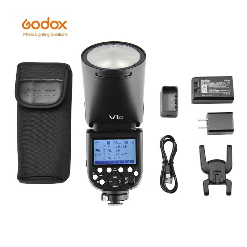 Godox V1 V1Pro V100 TTL беспроводная вспышка For Nikon, V1