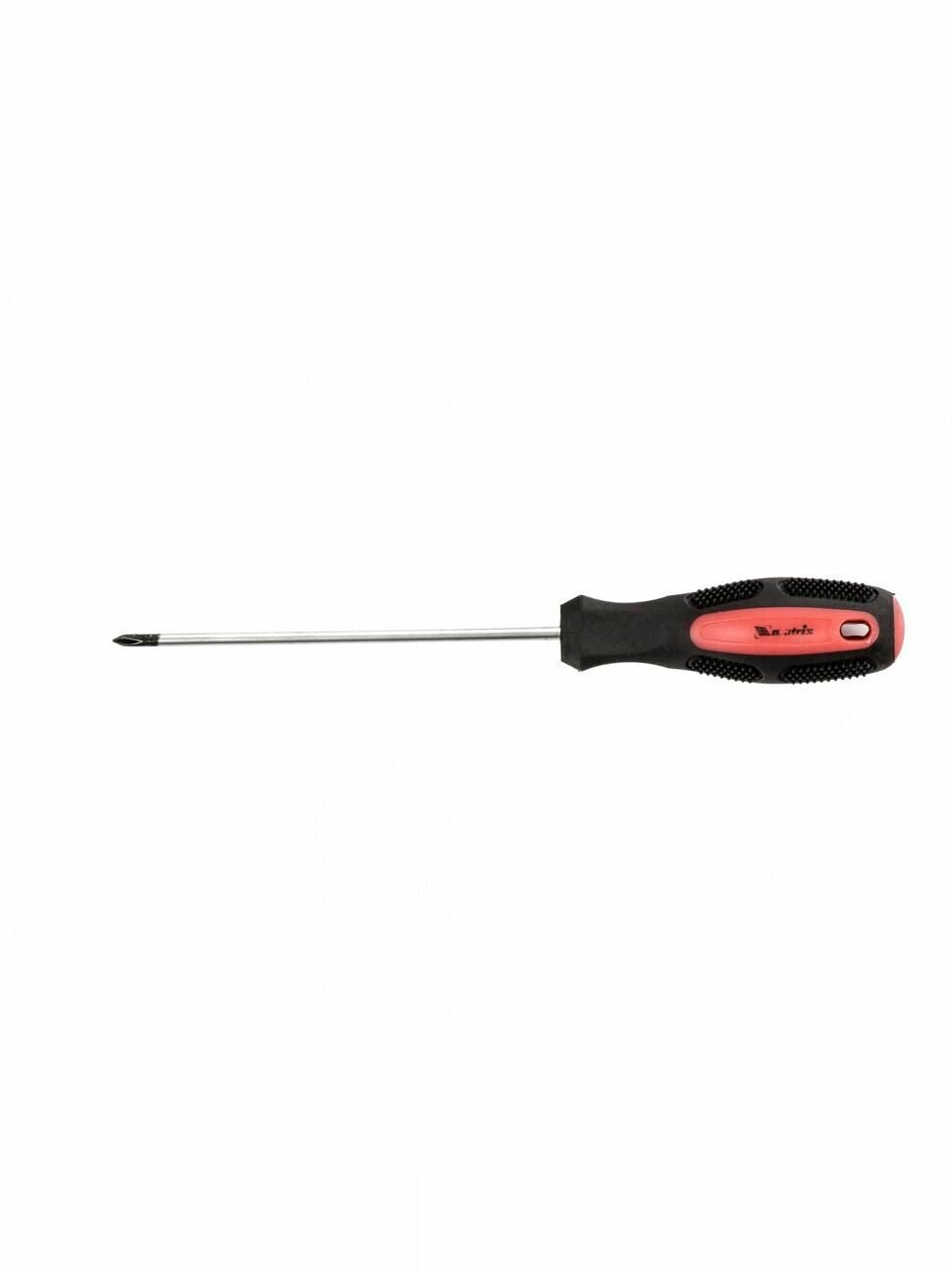 Отвертка Anti-Slip, PH0 х 100 мм, CrV, двухкомпонентная рукоятка Matrix 12238