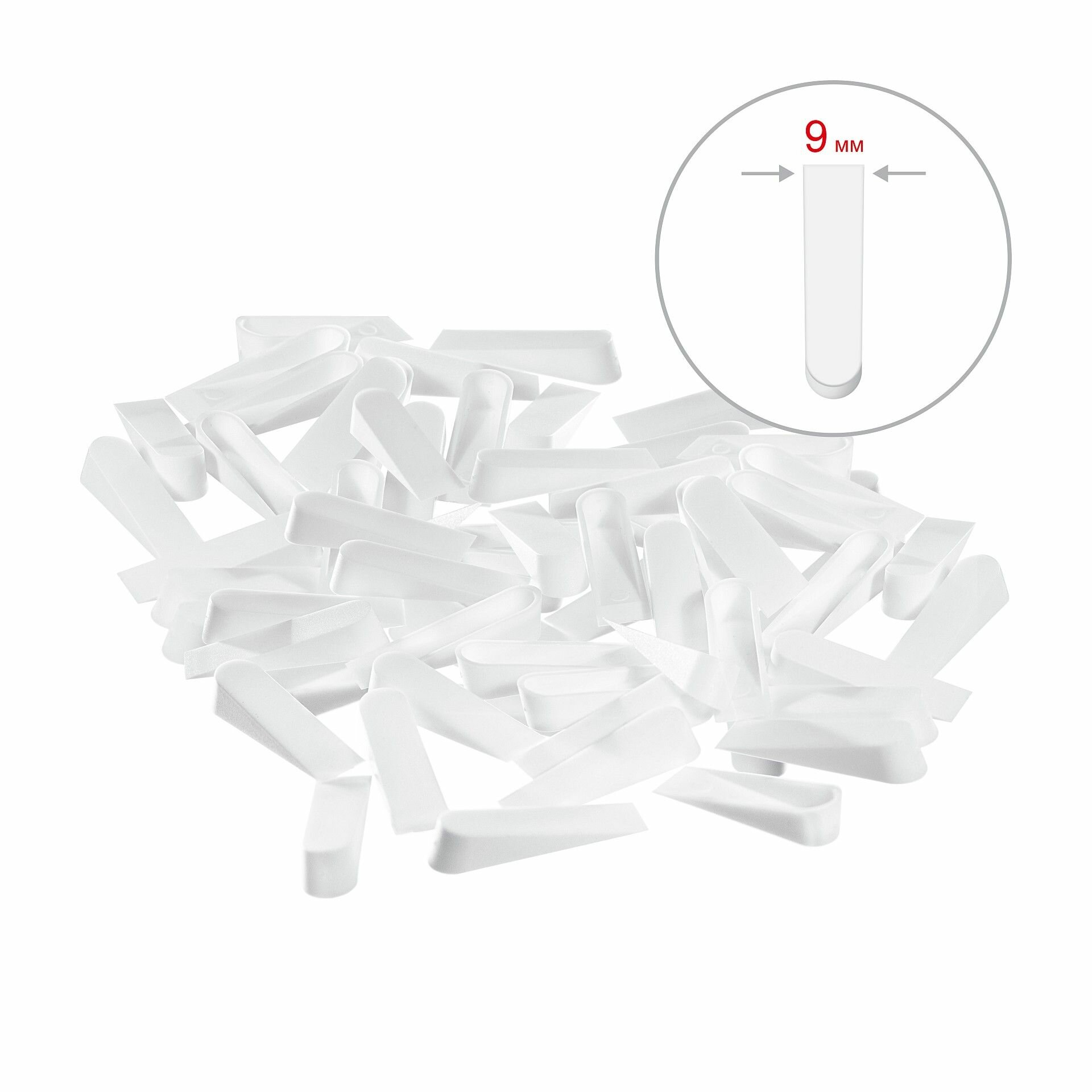 Клинья STAYER для плитки, 9 мм, 50 штук, большие 3382-2