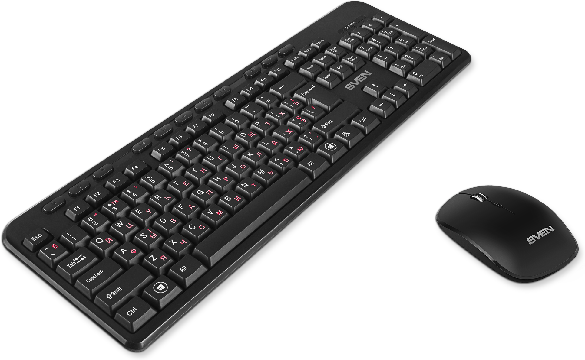 Беспроводной набор клавиатура+мышь KB-C3200W (2,4 GHz, 114 кл, 1000-2000DPI)