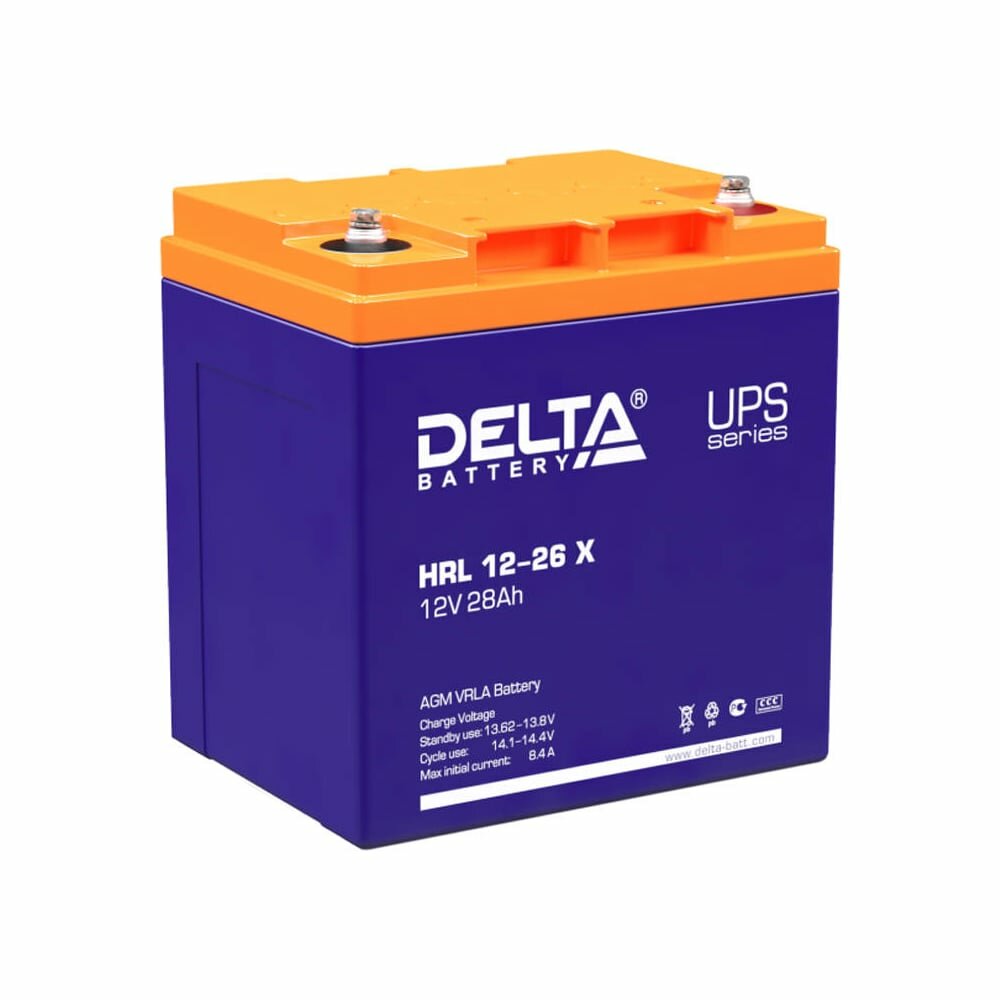 Батарея аккумуляторная Delta HRL 12-26 Х
