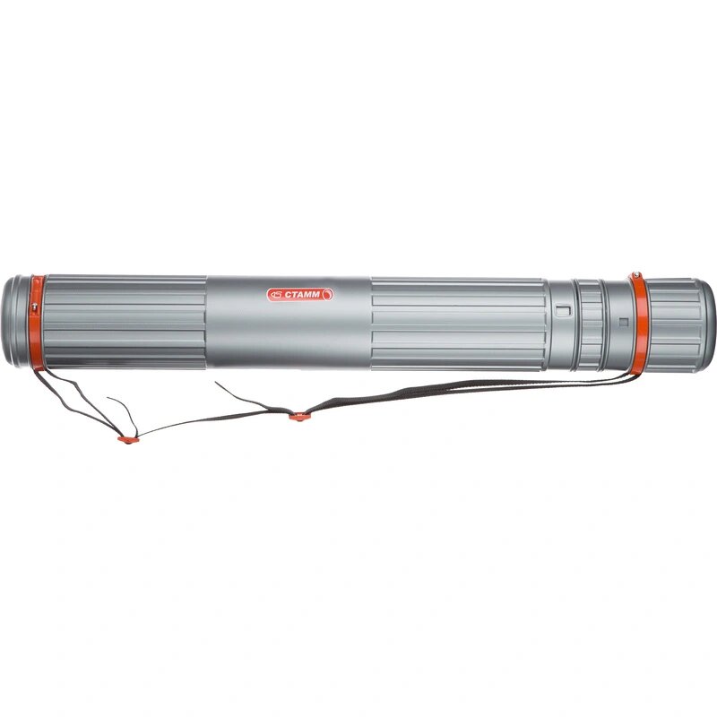 Тубус D90мм, L630-1100мм, серый, на ремне, ПТ-12