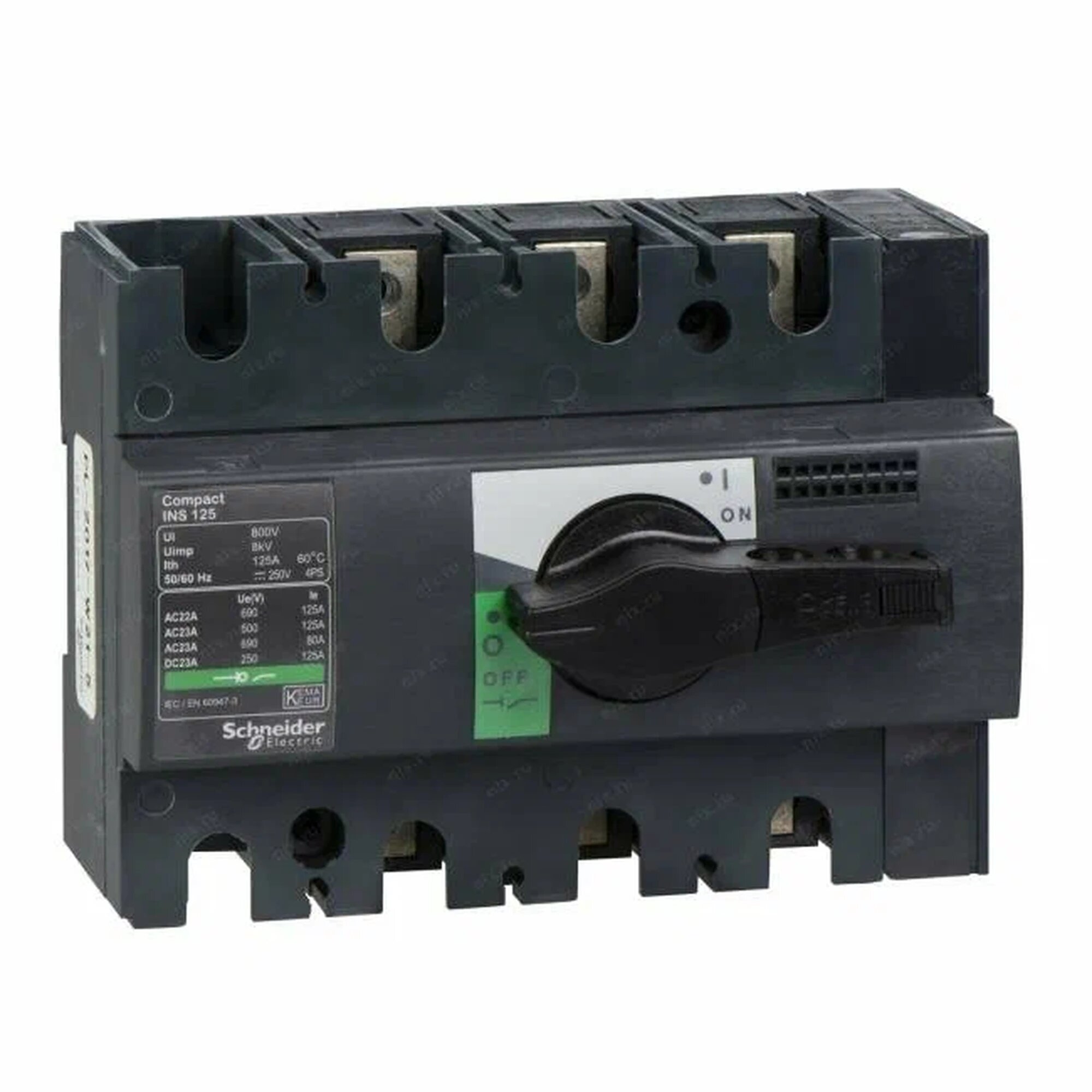 Выключатель-разъединитель Schneider Electric 28910 Compact INS125 - 3 полюса - 125 A