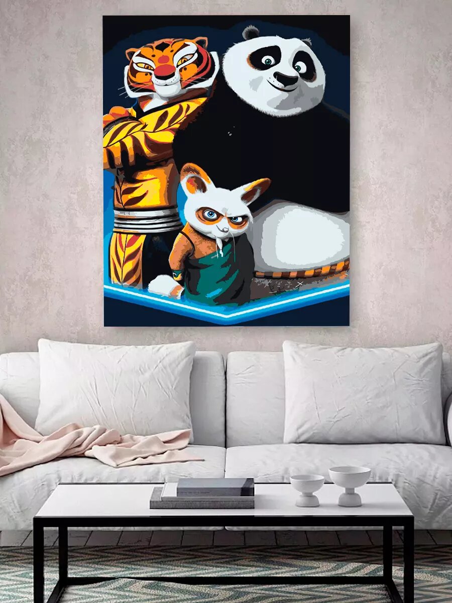 Картина по номерам Панда