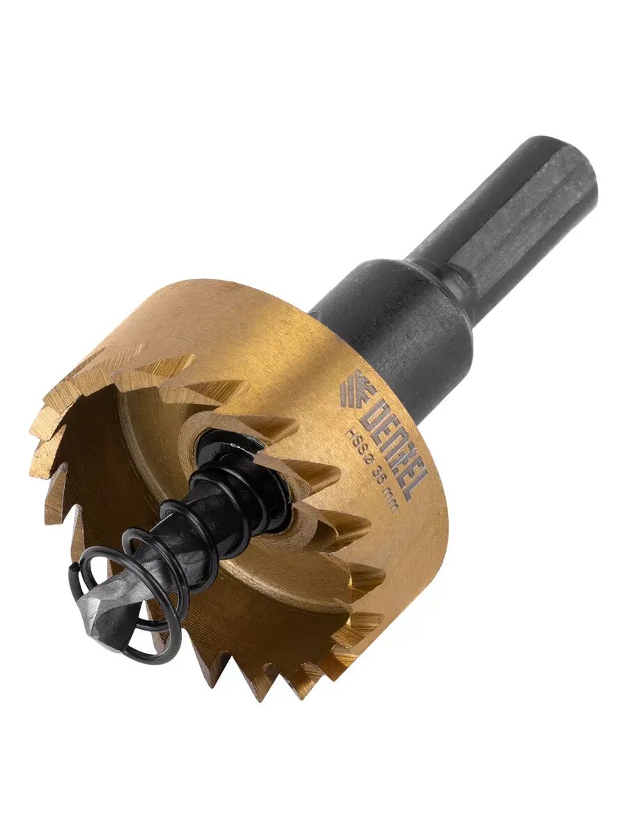 Коронка по металлу 35 мм HSS нитрид титана