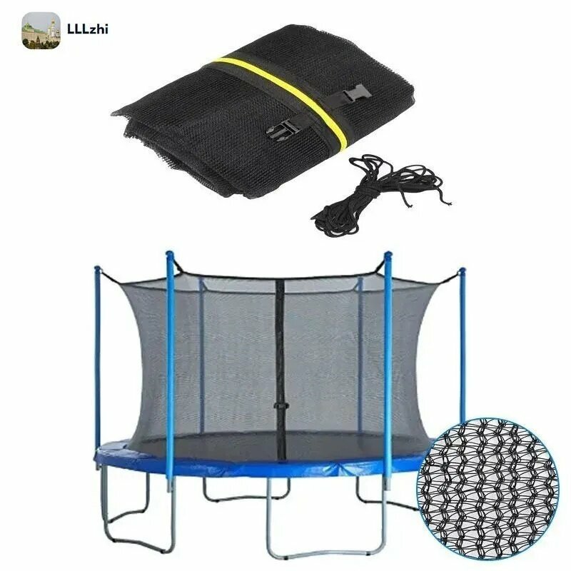 Безопасная сетка Внутри для батута для замены 12 футов 6 столбы (366cm)