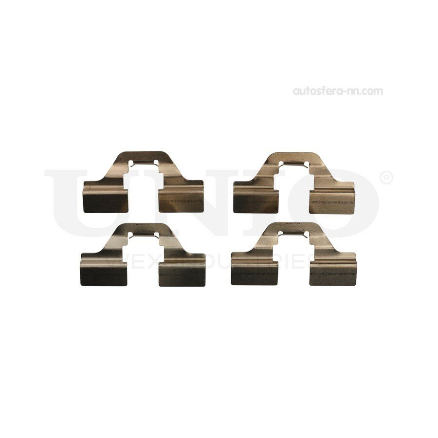 UNIO BRK40030 Комплект установочный задних тормозных колодок VW Polo III, IV 94-, Renault Megane II-IV 03-, Skoda O