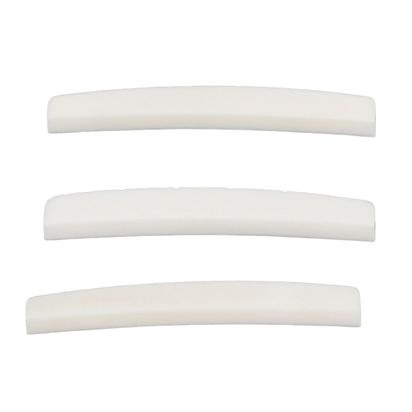 3 шт. порожка для электрогитары, 6 струн, дугообразный, с предварительно прорезанными пазами, из кости.