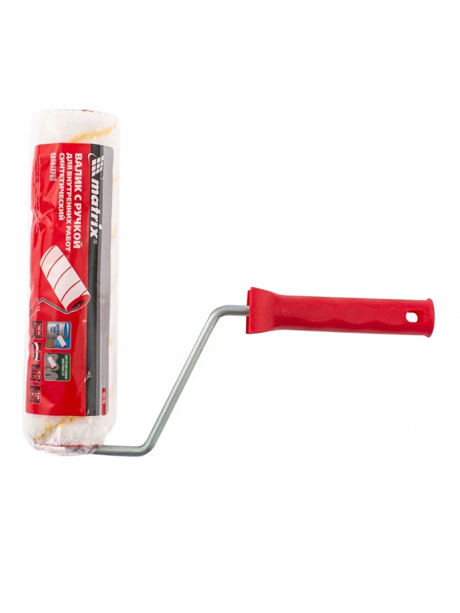 Валик для внутренних работ синтетический, 25, MATRIX, 80746