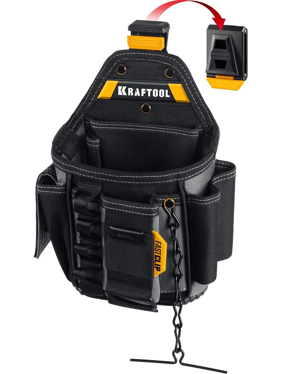 KP-13E с быстросъёмным креплением FastClip, 13 карманов и п