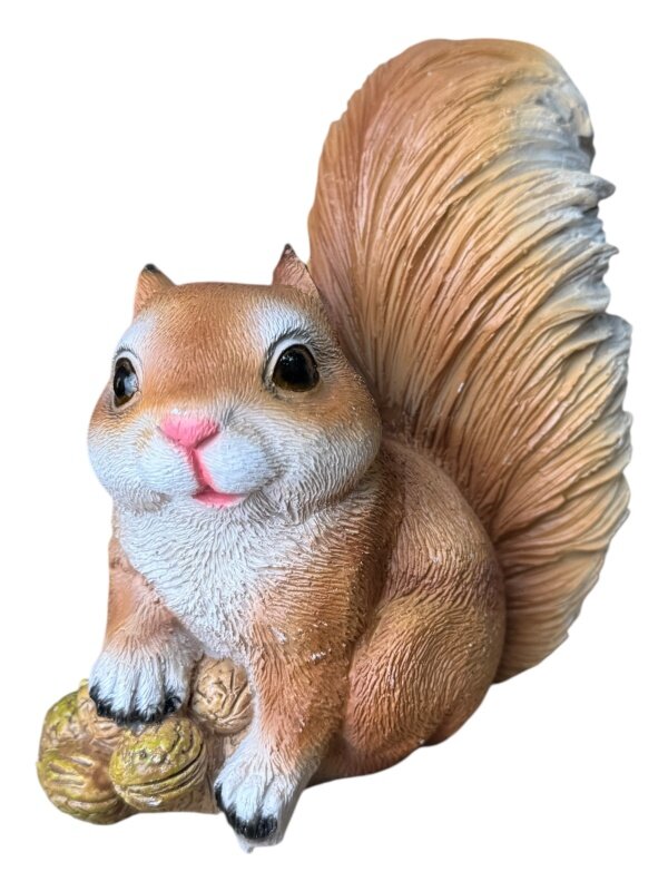Фигура декоративная Белочка с орешками 17*8,5*16см KSMR-713932/F751