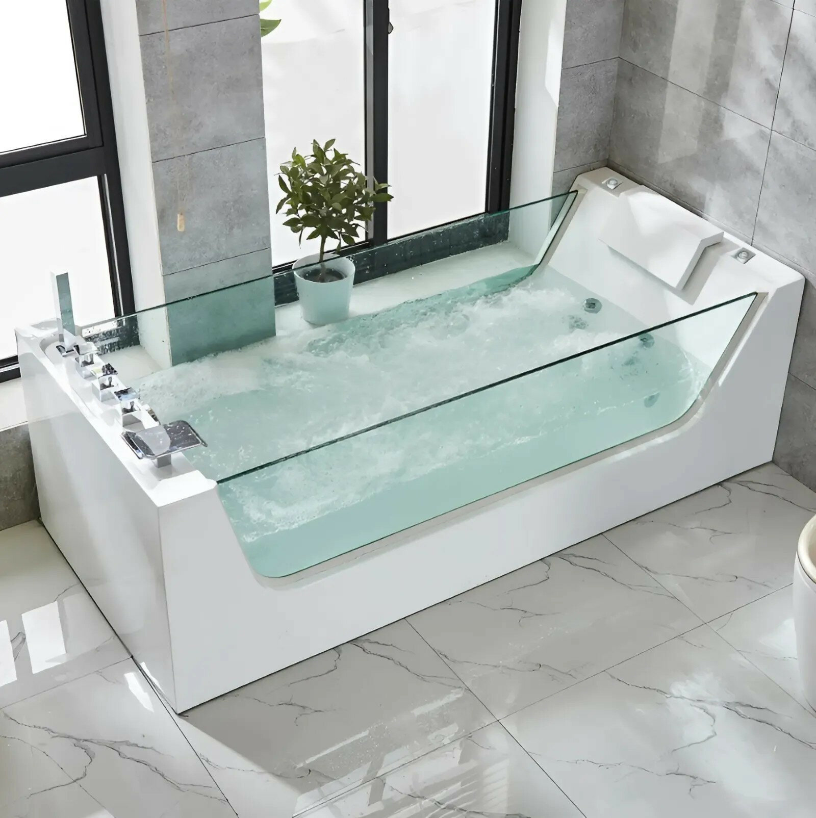 Ванна Ceruttispa C-453A гидромассажная (1800x800x580)