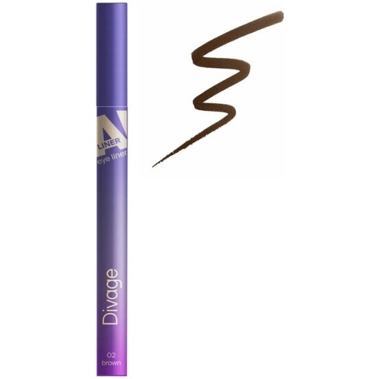 Подводка-фломастер Divage тон 02 коричневый