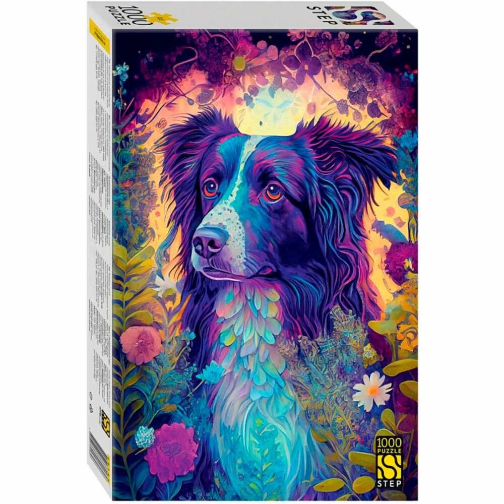 Пазл 1000 Акварельный пёс