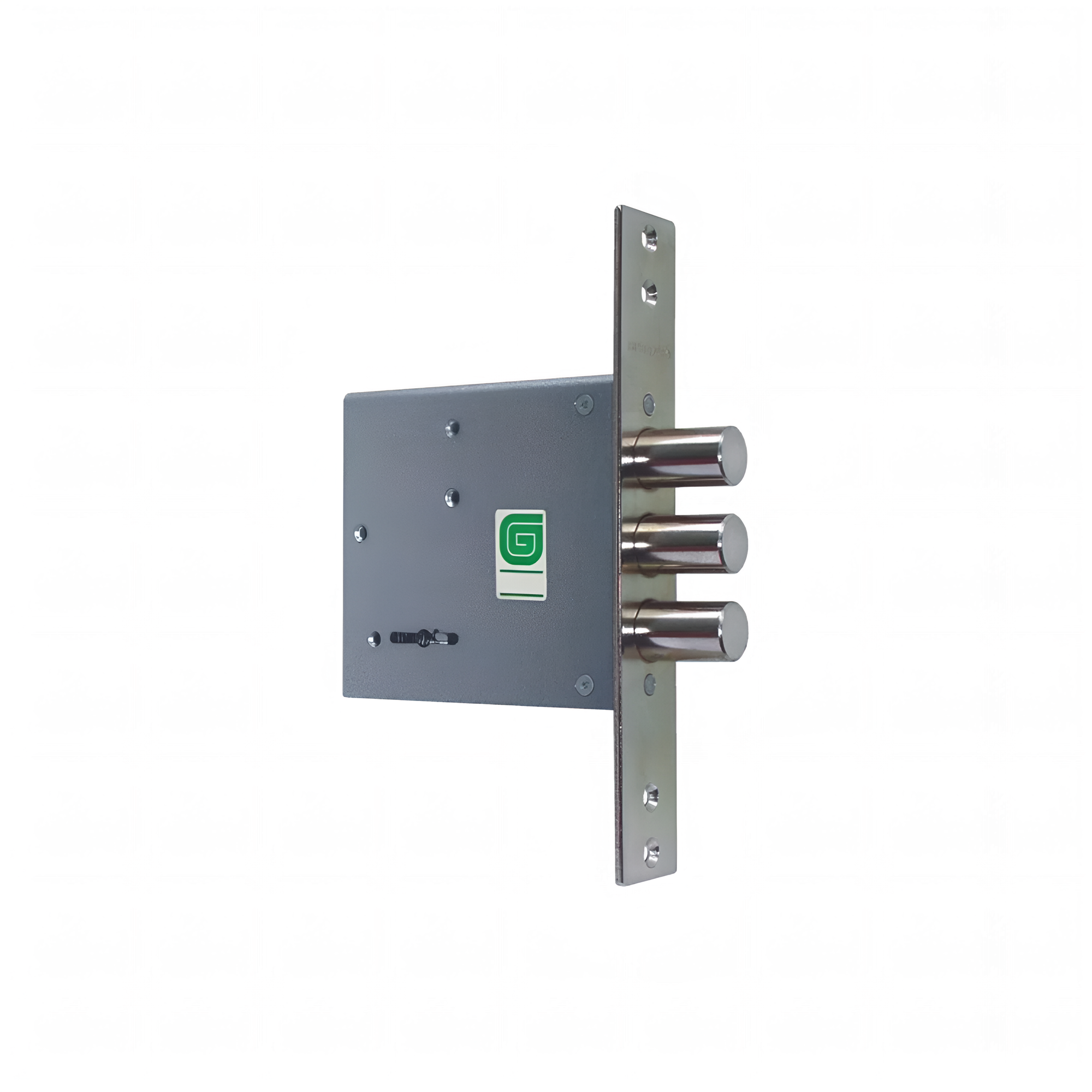 Замок дверной врезной гардиан 30.01, сувальдный, универсальный, серый, 4 ключа