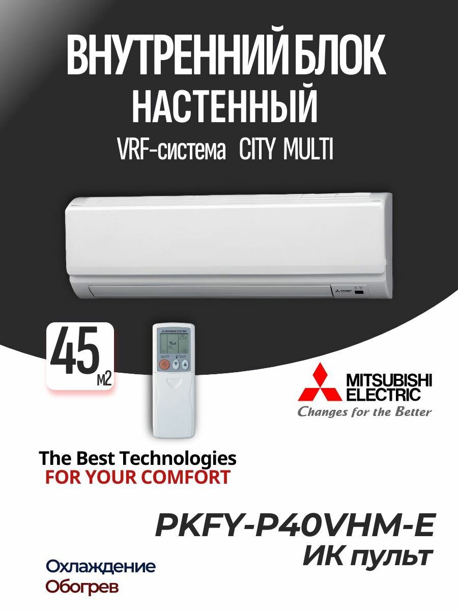 Mitsubishi Electric PKFY-P40VHM-E , настенный внутренний блок VRF систем
