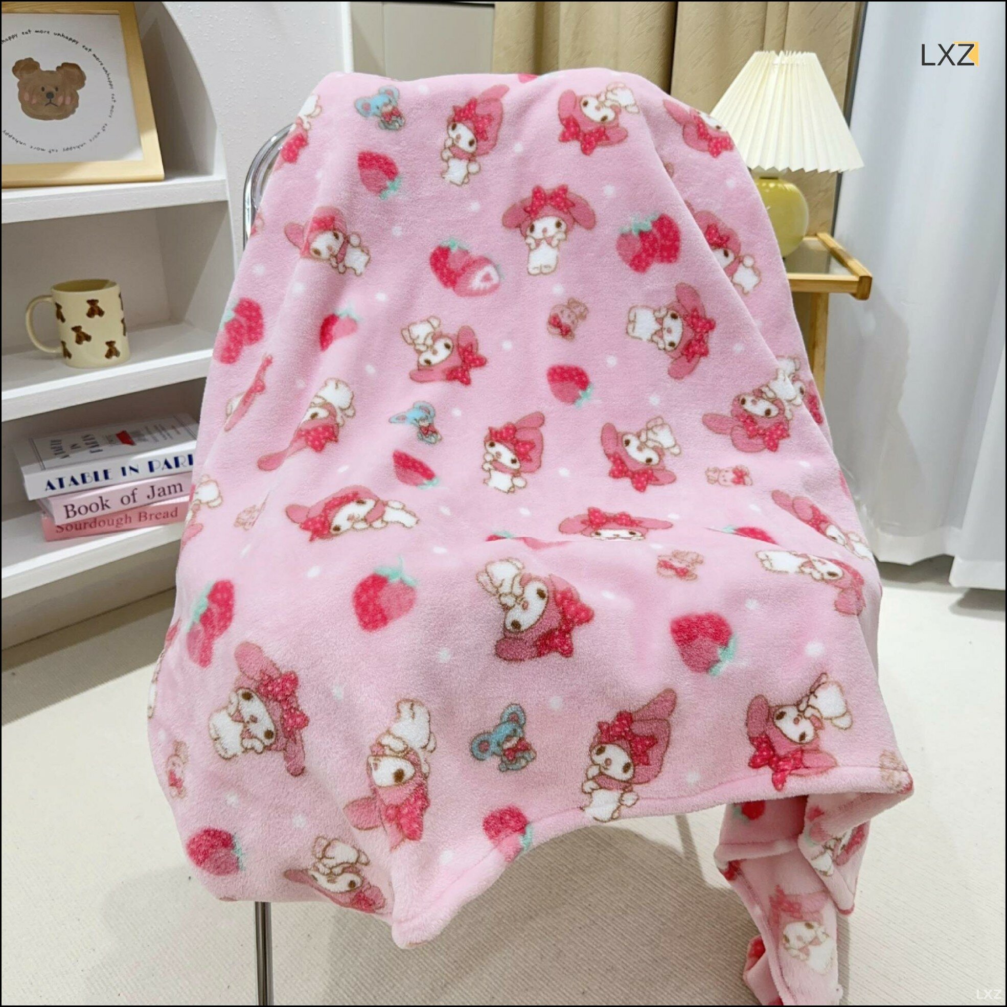 Эксклюзивное одеяло Moe Aiqi 90x100 см для питомца Молочнобелый мишка