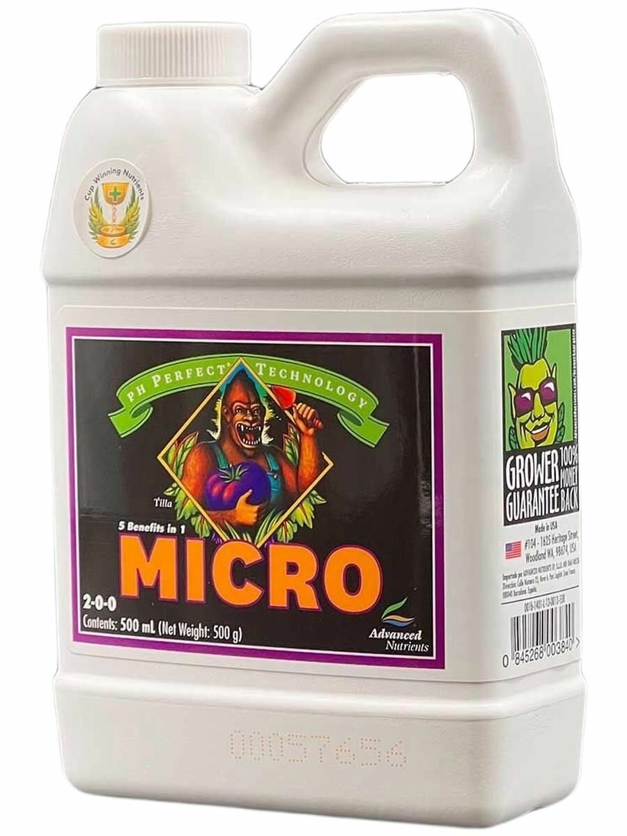 Базовое удобрение Advanced Nutrients pH Perfect Micro 500 мл — фото 1