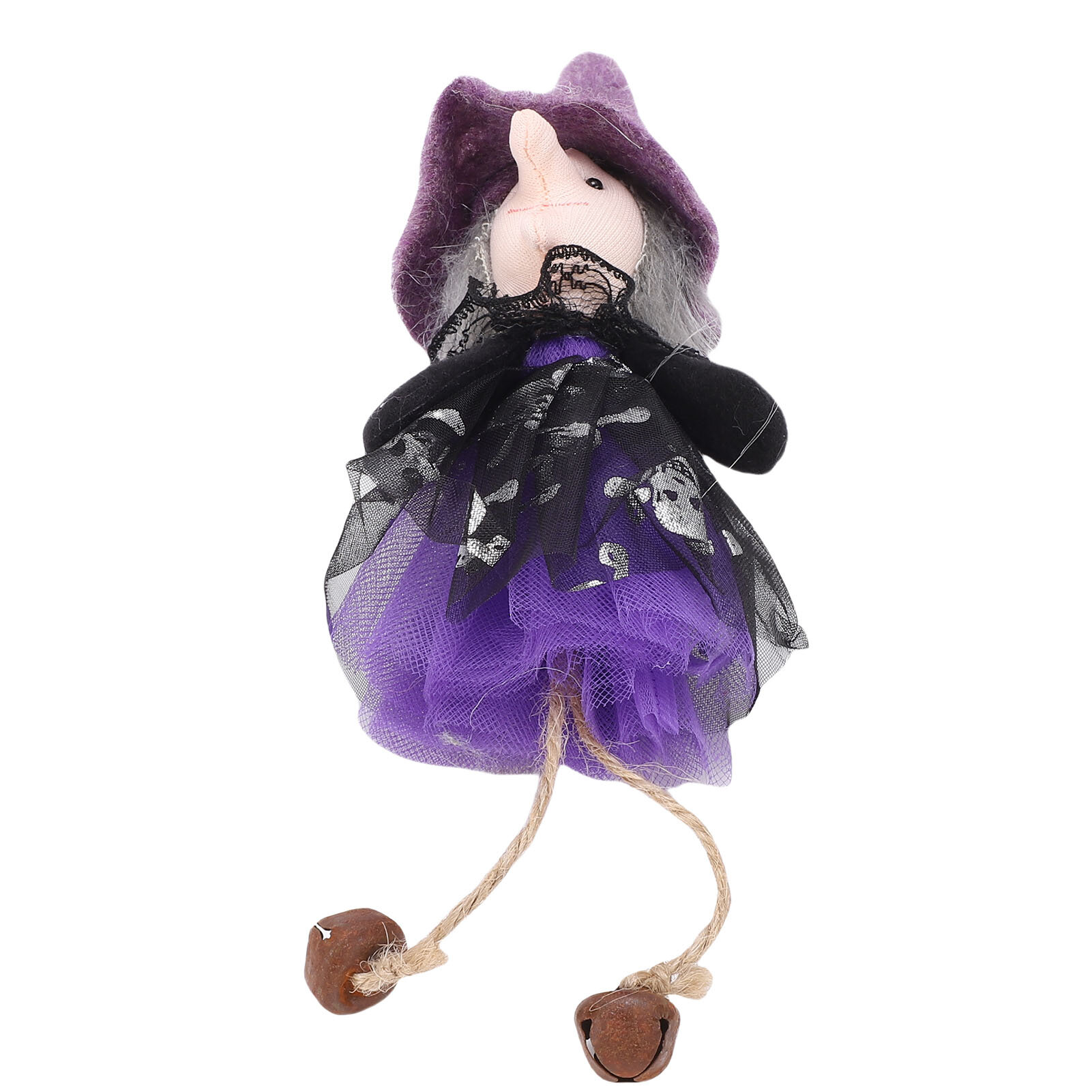 Праздничная подвесная кукла, страшная мягкая, устойчивая к выцветанию, праздничная подвесная плюшевая игрушка для вечеринки, выставка, тематическое украшение, ведьма
