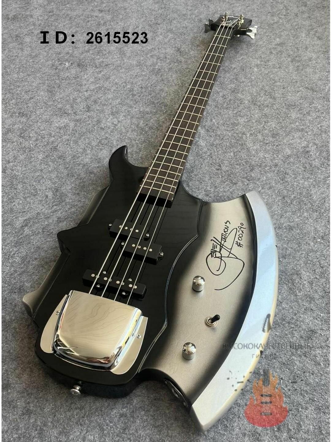 Электрогитара с 4 струнами "Топор", изготовленная в Китае