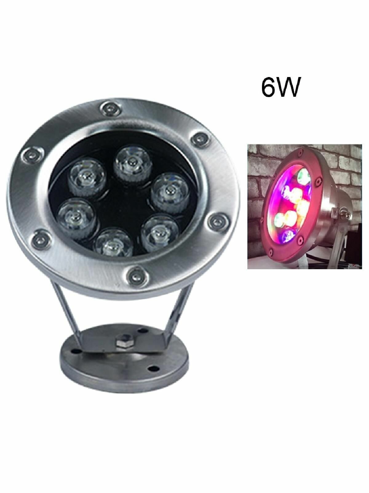 Бассейн из нержавеющей стали с подсветкой 12 В/24 В-6 Вт