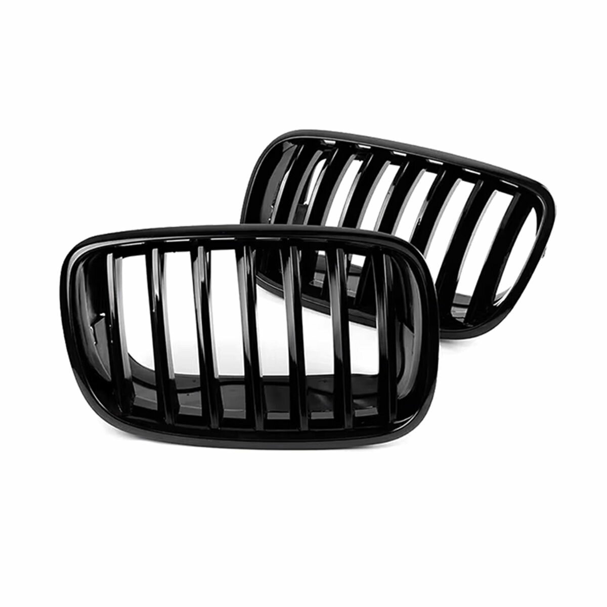 Решетка радиатора переднего бампера для BMW X5 E70 X6 E71 2007-2014 глянцевый черный пластик 51137307599 комплект