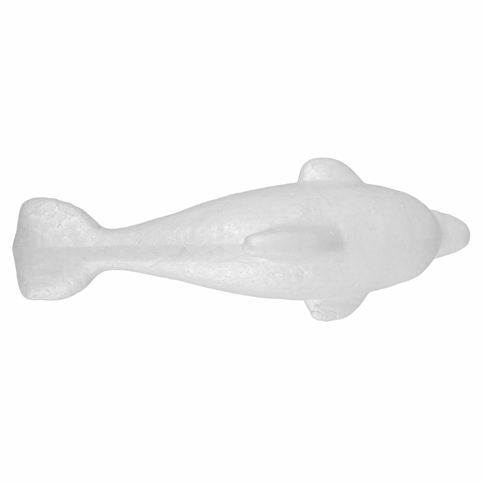 Пенопластовый дельфин для украшений и детского творчества, белая фигурка