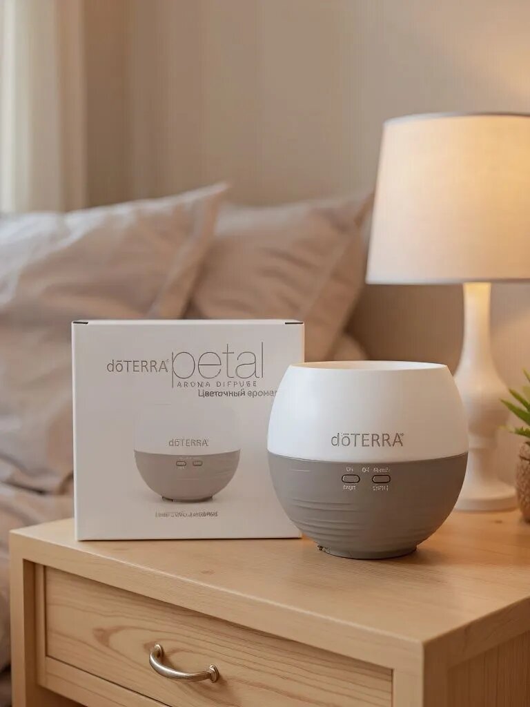 Аромадиффузор Doterra - изысканный увлажнитель воздуха, бесшумный, портативный, оснащенный распылителями для офиса и дома.