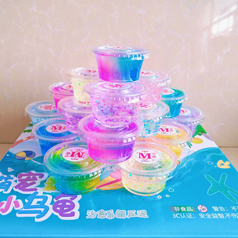 Новый безопасный пенящийся клей для детей, высококачественный ручной работы, антистрессовый слайм, кристальная грязь, нелипкий