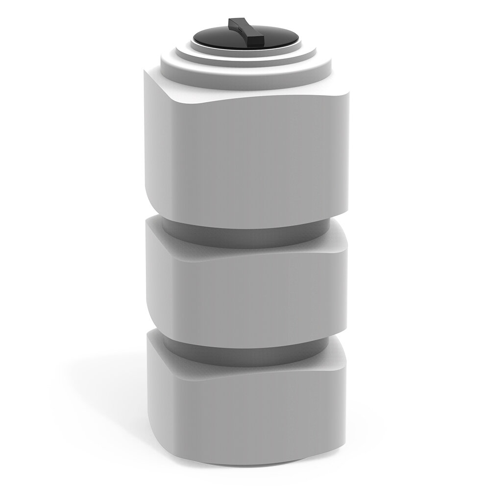 Емкость POLIMER GROUP F500, для воды и топлива, 500 л, белая, с дыхательным клапаном