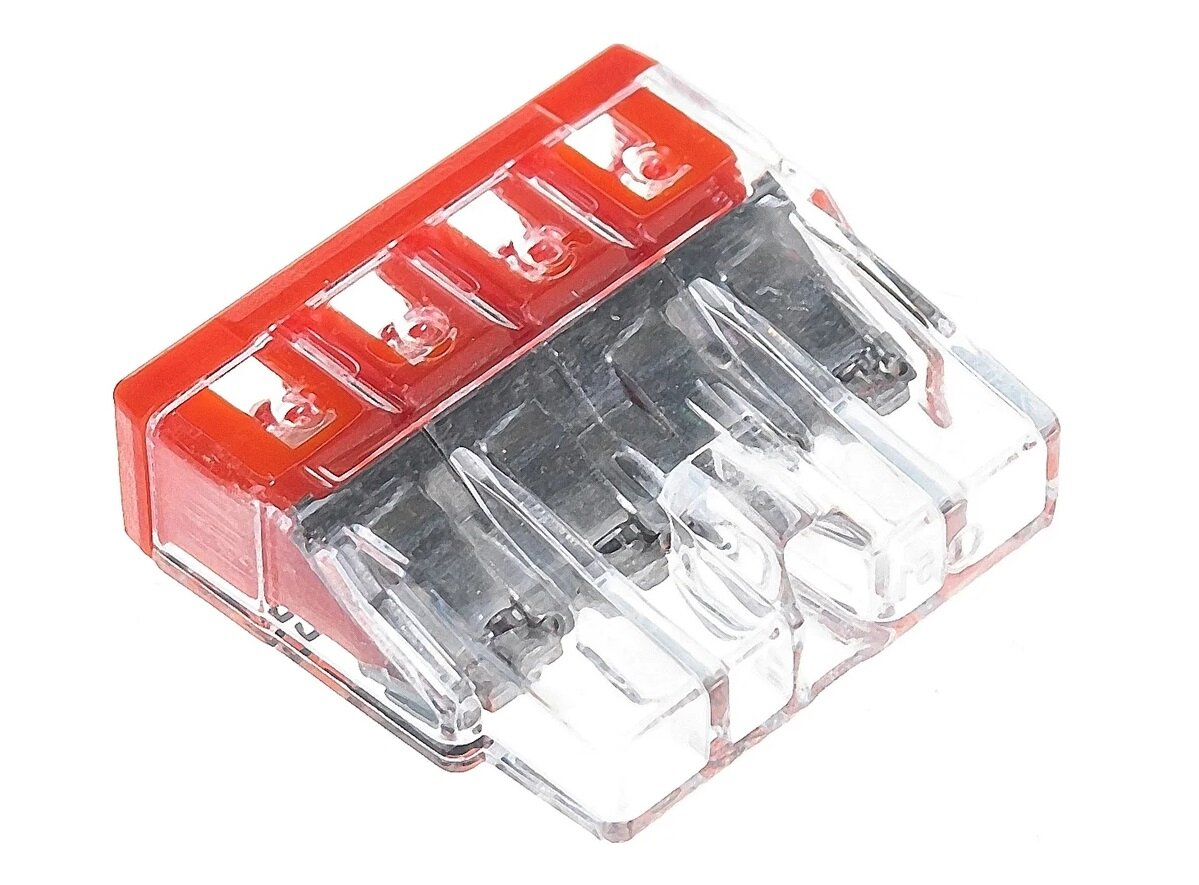 Электро соединитель проводов WAGO универсальный на 3 зажимной 222-413