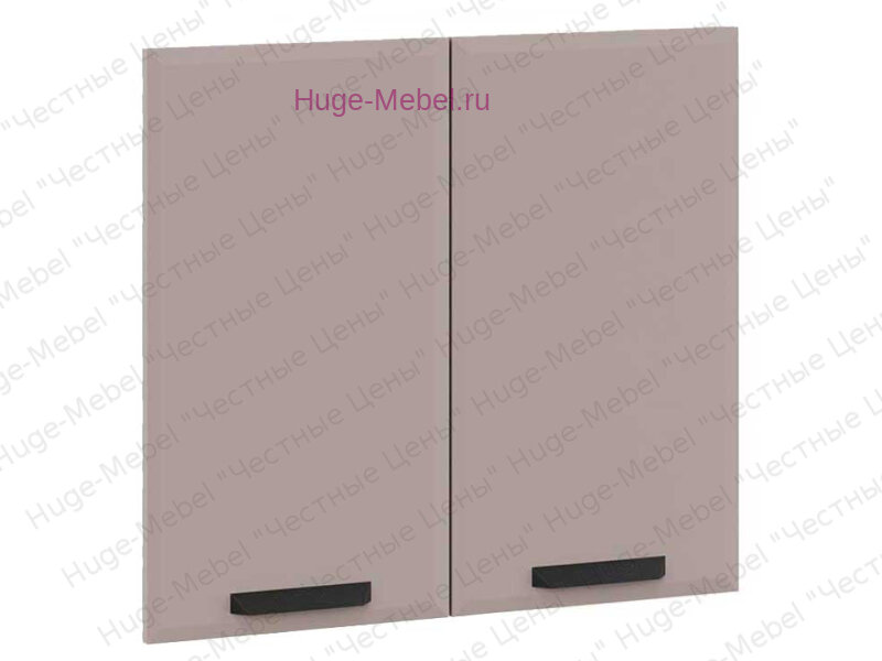 Кухонный фасад Ф-50 мокко суперматовый (Призма) Huge Mebel . Ширина 792 Высота 712. Кухонные фасады