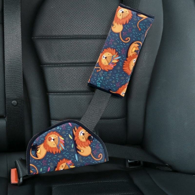 Детский адаптер для ремня безопасности, Лев