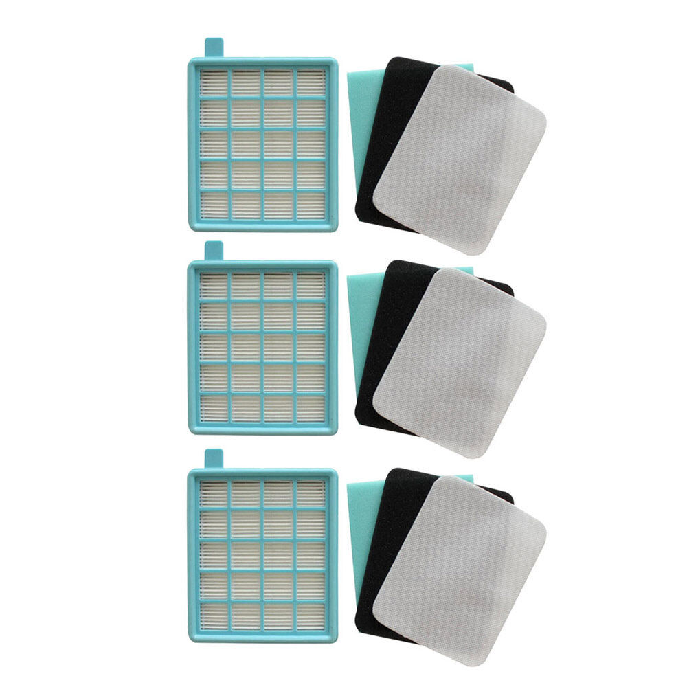 3шт. HEPA фильтр HEPA фильтр HPL01 для пылесосов Совместимость с PHILIPS PowerPro Active / PowerPro Compact (FC8058/01)