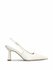 Туфли Anna F. Pointed-toe slingback pumps, размер 36, white