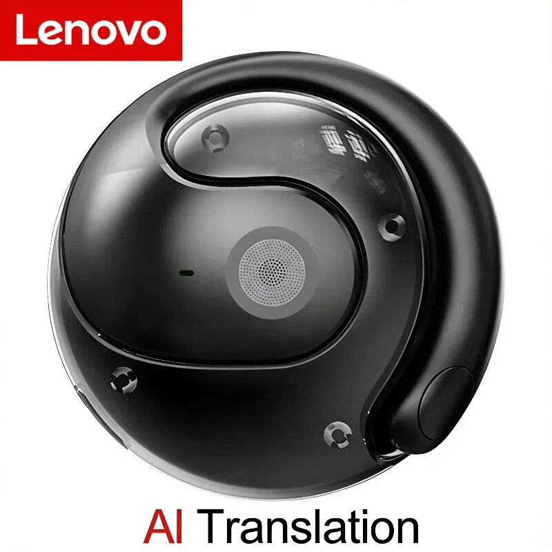 Беспроводные наушники Lenovo T2 с переводом на 144 языка Black translation