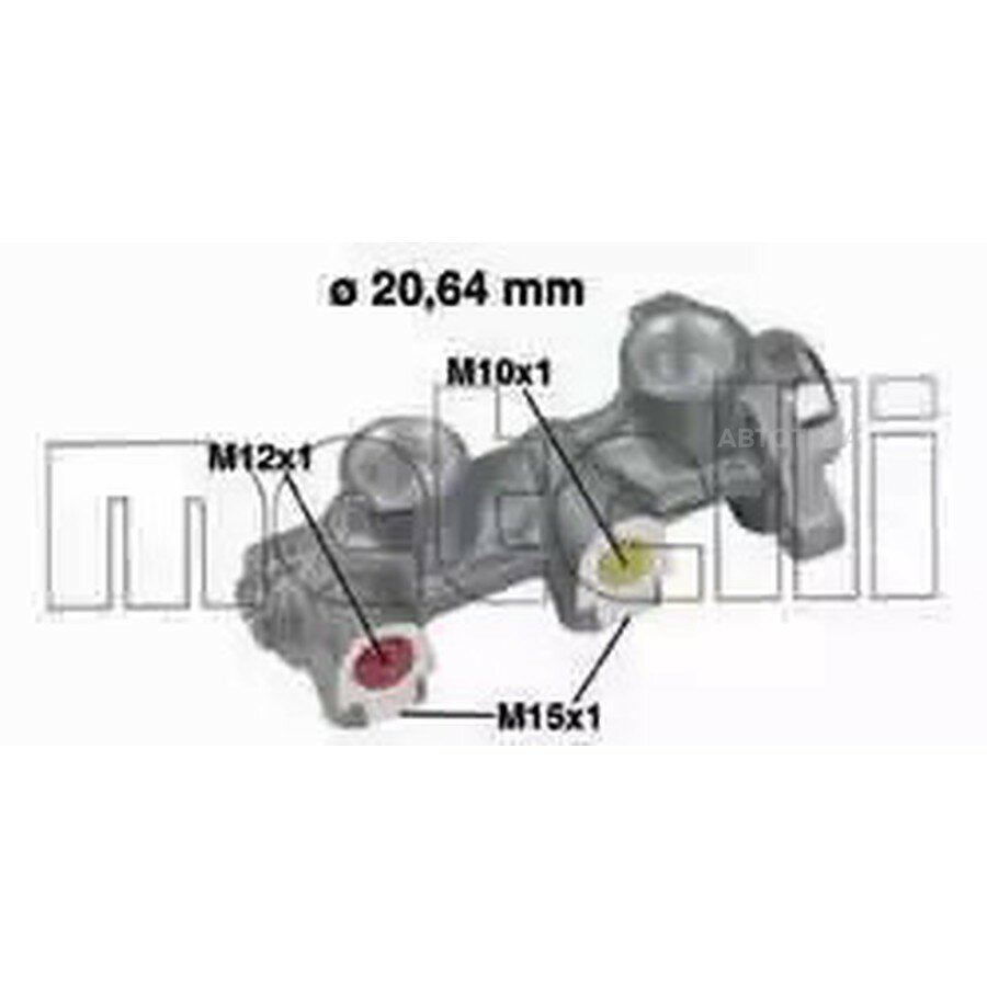 Главный тормозной цилиндр METELLI 050184