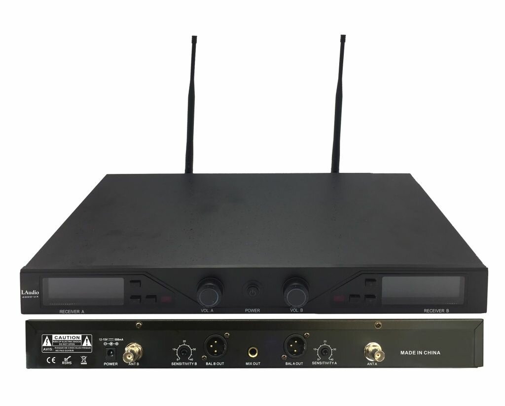 4000-UX Беспроводная микрофонная система, ручной и головной микрофон, LAudio