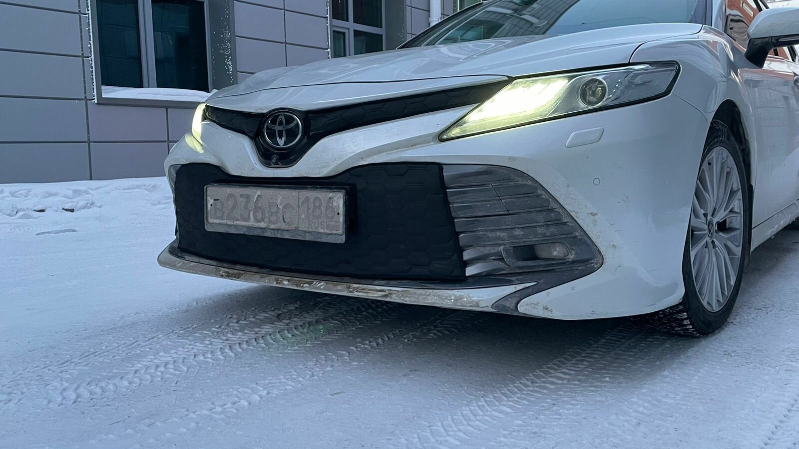 Утеплитель радиатора Экономия топлива Toyota Camry XV70 (2017 -2021) Тойота Камри